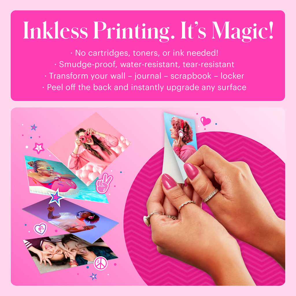 Barbie x KodakPrintomatic Full-Color Instant Print Digital Camera Sign ...